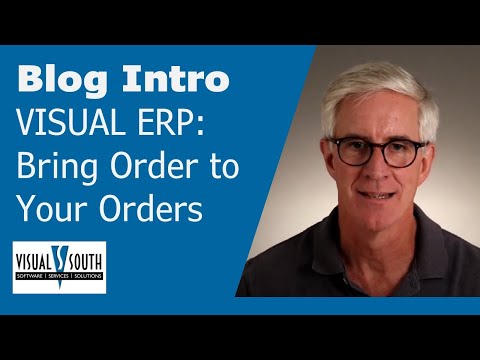 Infor VISUAL ERP: Bring Order to Your Orders (Introduction)