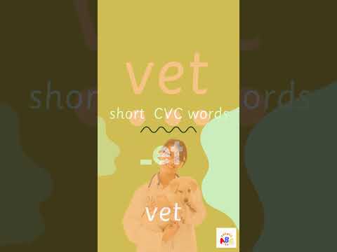 shorts _et ending cvc word vet #cvcword #language #phonic