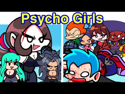 Friday Night Funkin' BF VS Psycho Girls?! | Vs Lacey w/ Pico, Darnell,GF, & Darnell(FNF Mod)