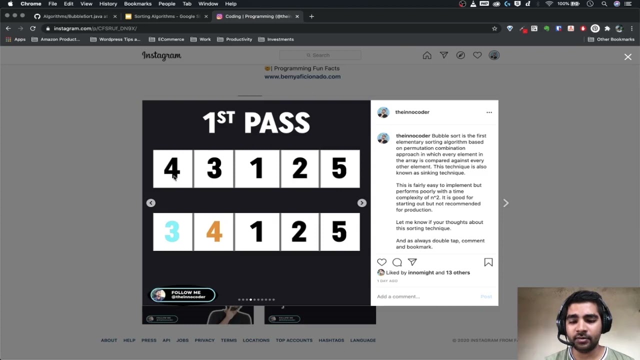 Bubble Sort Algorithm Implementation In Java 11