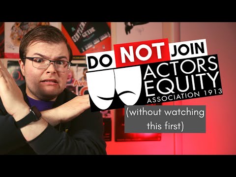 When Should I Join Actors' Equity Association?? | What You NEED To Know Before Joining AEA