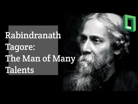 The Bard of Bengal: Rabindranath Tagore.