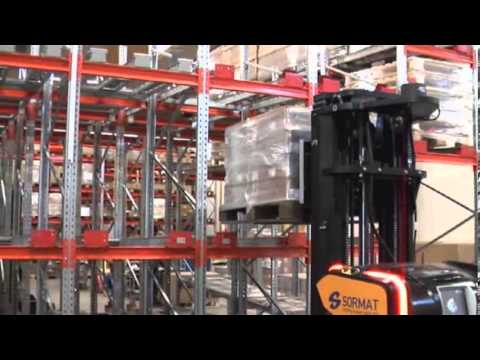 AGV in use in Sormat factory