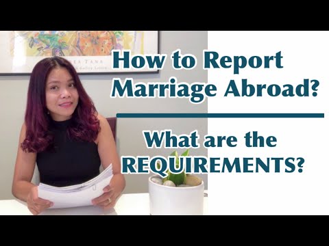 How to assemble and mail your Report of Marriage to Philippine Consulate| MRS: B