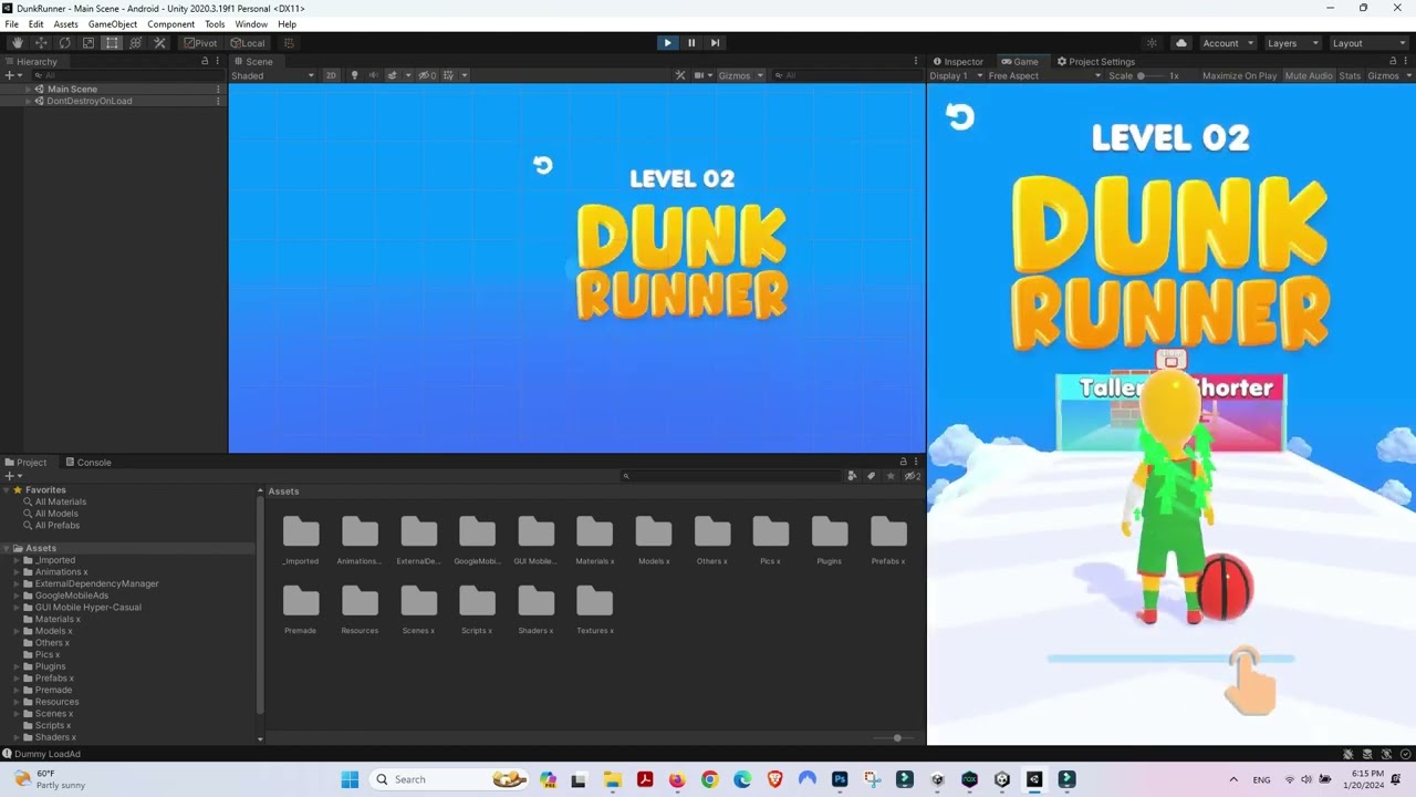 Dunk Runner - Unity Source Code