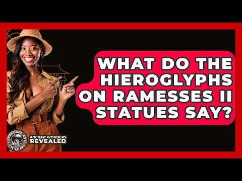 What Do The Hieroglyphs On Ramesses II Statues Say? - Ancient Wonders Revealed