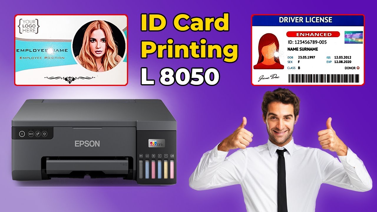 How to Print Professional High-Quality ID Cards with Epson L8050 – Easy Step-by-Step Guide!