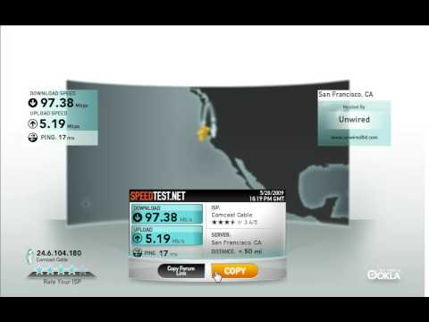 Impossible 100MB internet speed!!! REAL