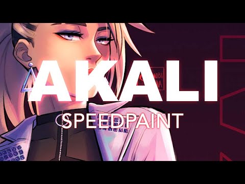 Akali - K/DA ALL OUT [IG REEL/ART PROCESS]