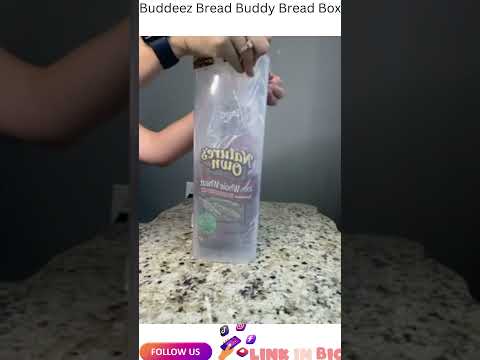 Buddeez Bread Buddy Bread Box – Bread Container & Bread Storage for Kitchen Counter, Sandwich Bread
