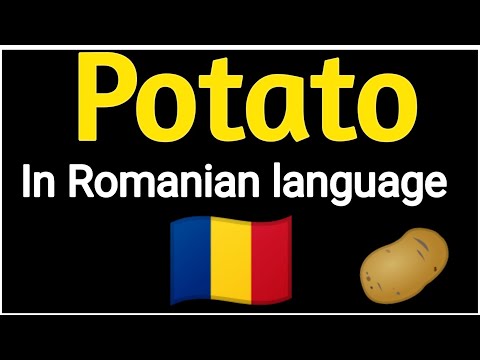 How To Pronounce "Potato" 🥔 In Romanian language 🇷🇴 .