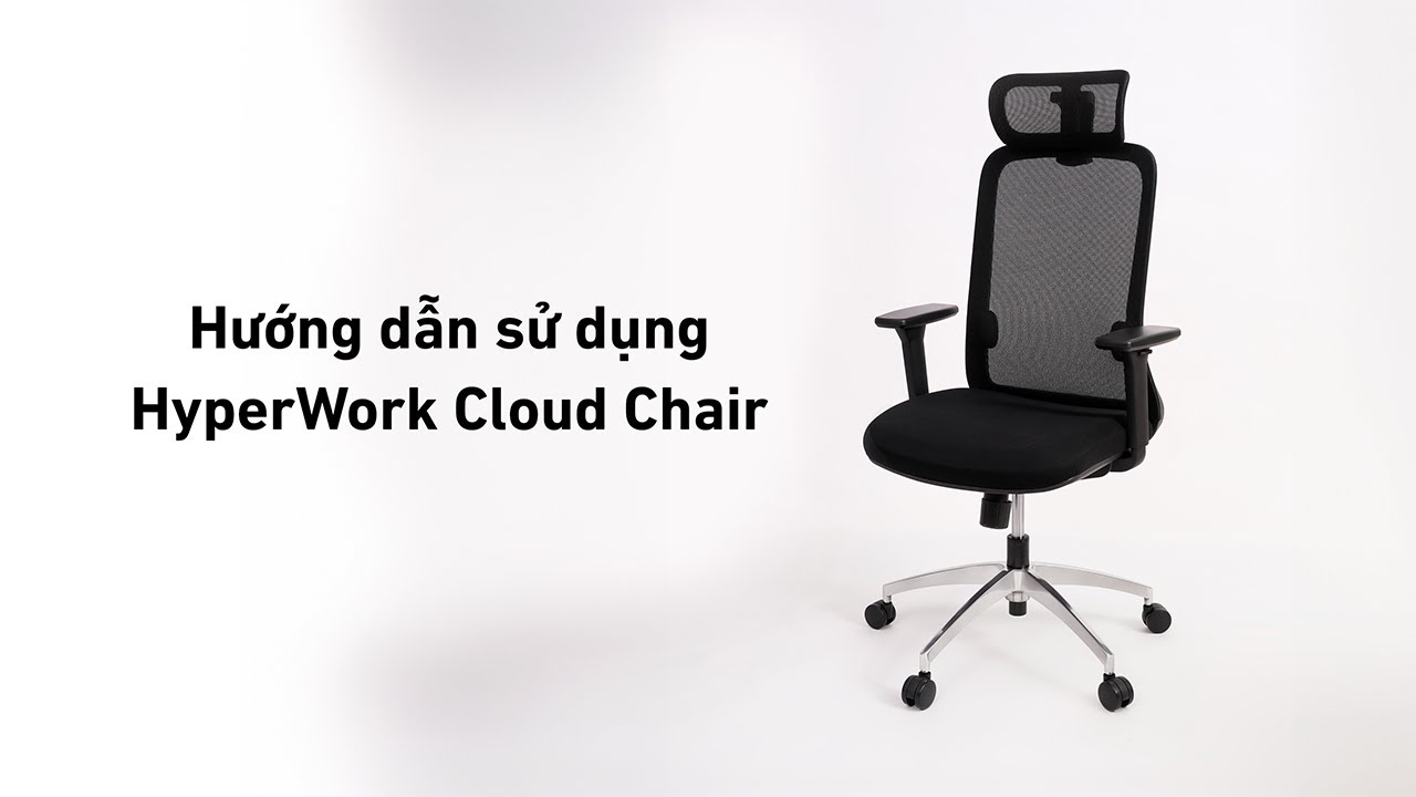 Ghế công thái học HyperWork Cloud Chair - Màu đen