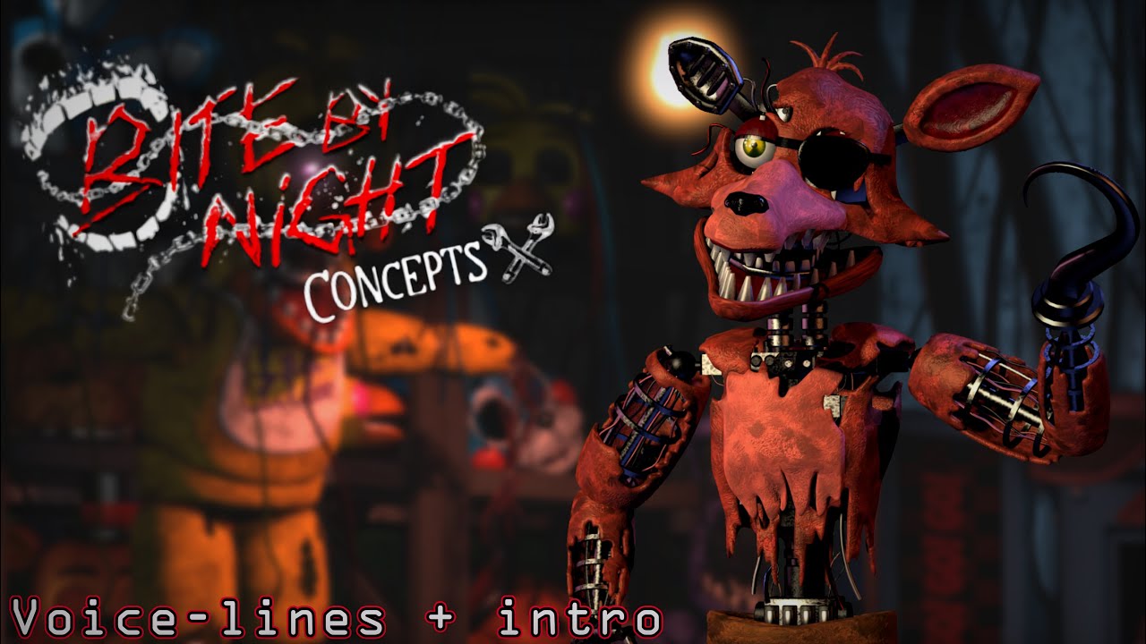Bite By Night - The Captain ( Withered Foxy ) Voice lines 