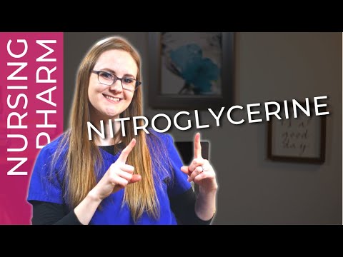 Nitroglycerine Side Effects and Mechanism of Action | Nursing Pharmacology