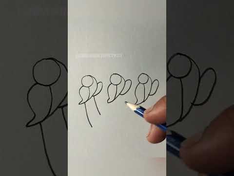 How to draw birds with numbers 999 #birddrawing #bird #easydrawing #drawingtime