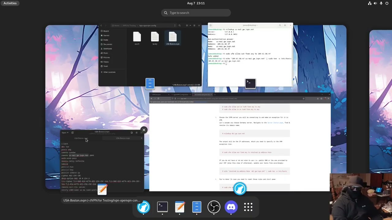 Enabling IVPN Killswitch on Linux. (eOPSEC 101)