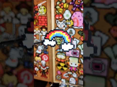 🌈 Mini Rainbow Magic in Pixel Art! | Cute Rainbow Drawing 🎮✨