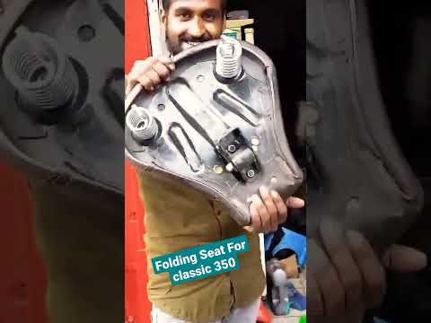 Old School Classic 350 Folding Seat Modification 😍😍