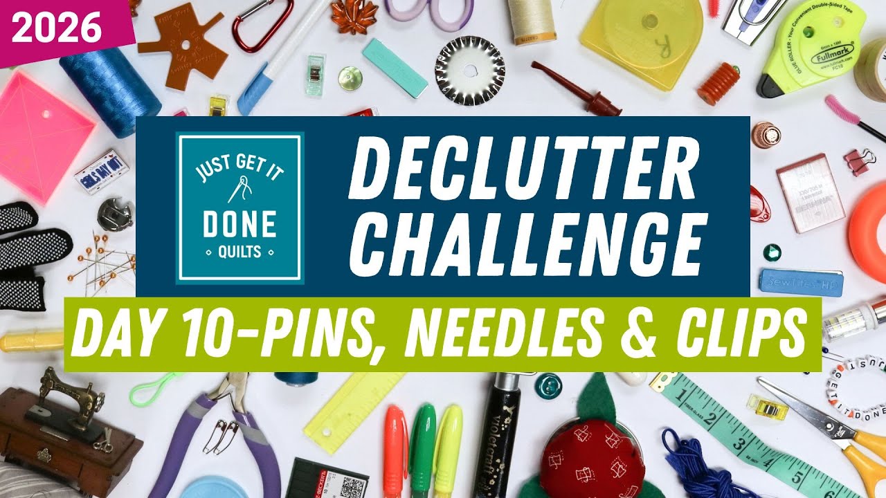 🧹🗑🧽 Day 10-Pins & Needles- 2026 Declutter Challenge