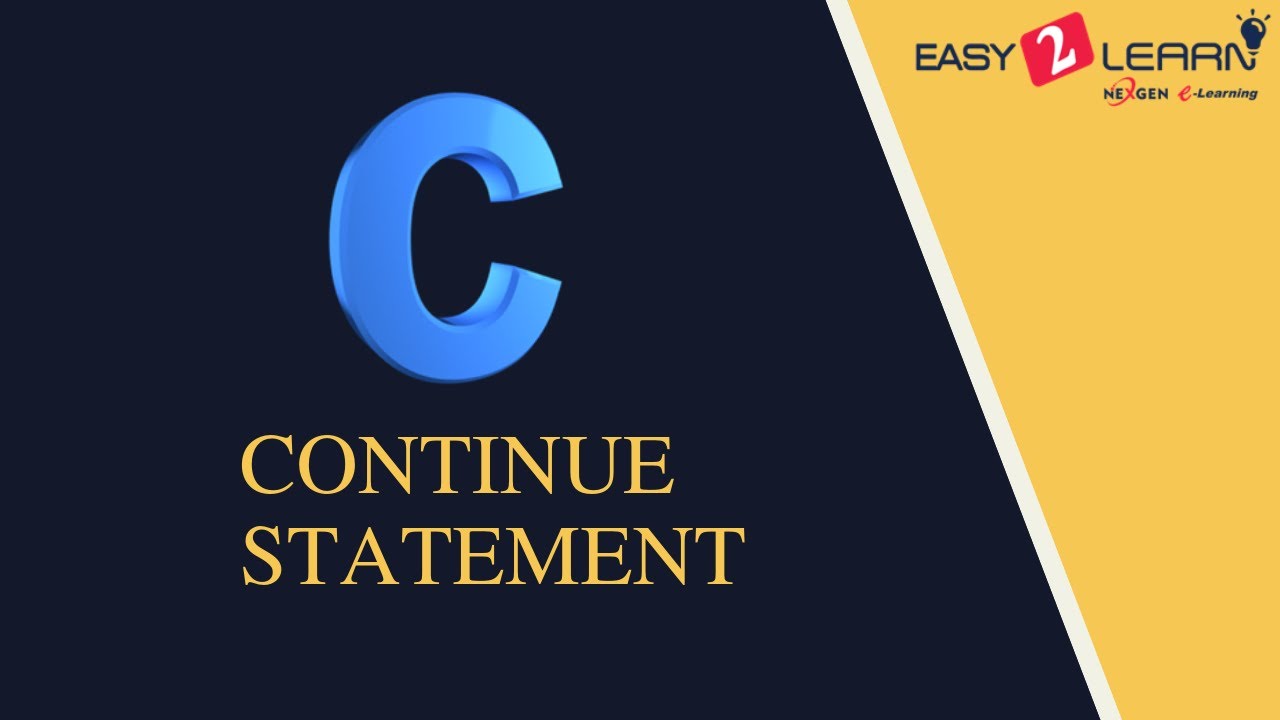 Continue Statement in C