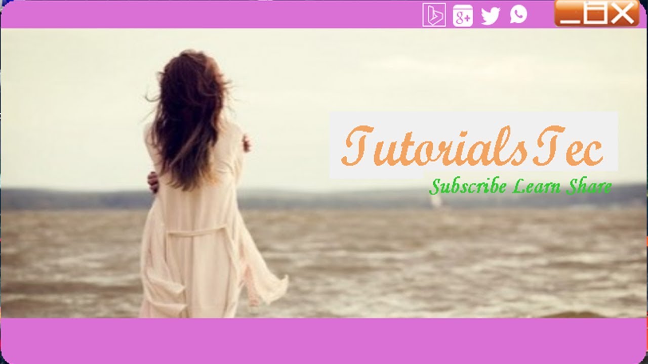 C# Tutorials-How to Create Custom Windows Form in C#Professional UI |TutorialsTec