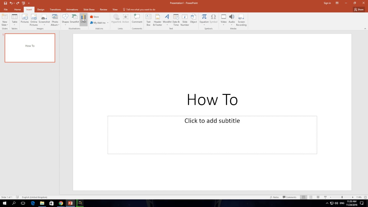 How To Insert a Scatter Chart In PowerPoint 365