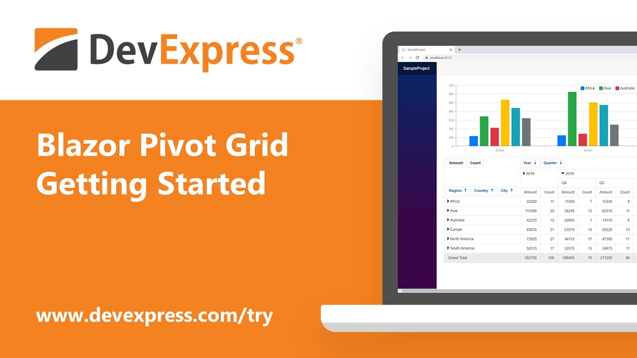 Blazor Pivot Grid: Get Started