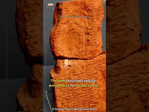 The Code of Ur Nammu - World's Oldest Known Legal Code