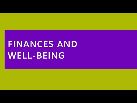 Audio Read: Finances and Well-Being