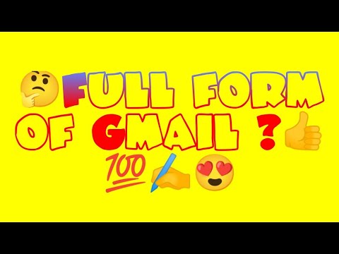 full form of Gmail