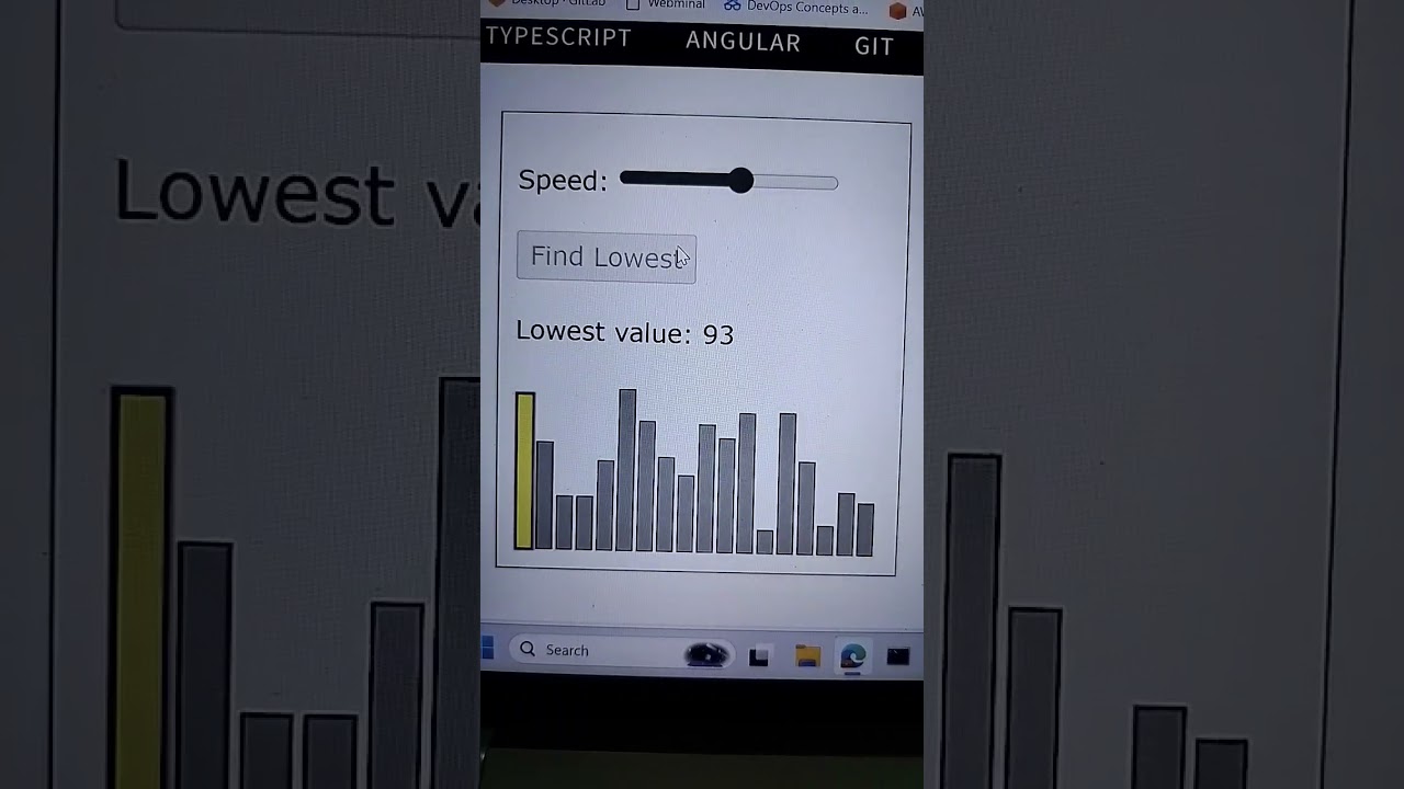 Speed to find the min value in DSA #datastructures #coding #coder #developer #javaarrays