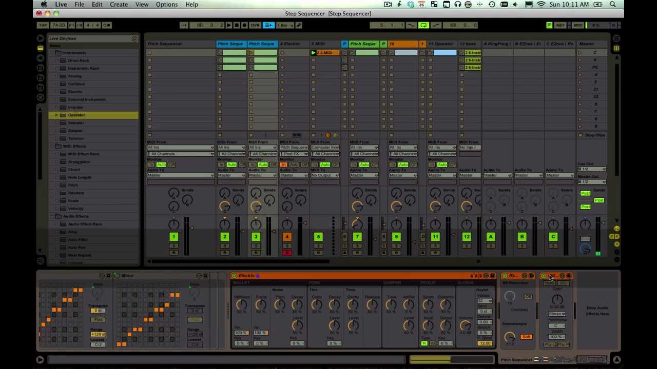 Step Sequencer in Ableton Live without Max for Live
