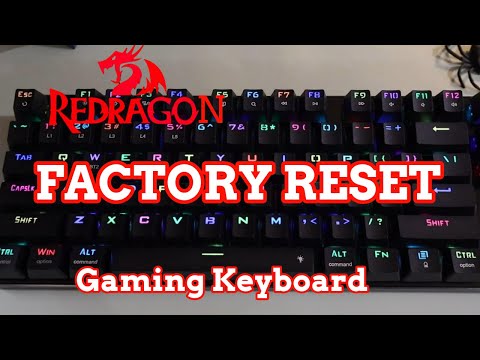 ReDragon Keyboard: How To Reset Gaming Keyboard