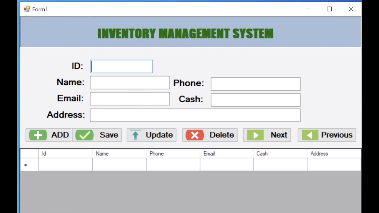 How to Create Inventory Management Systems in Visual Basic.Net