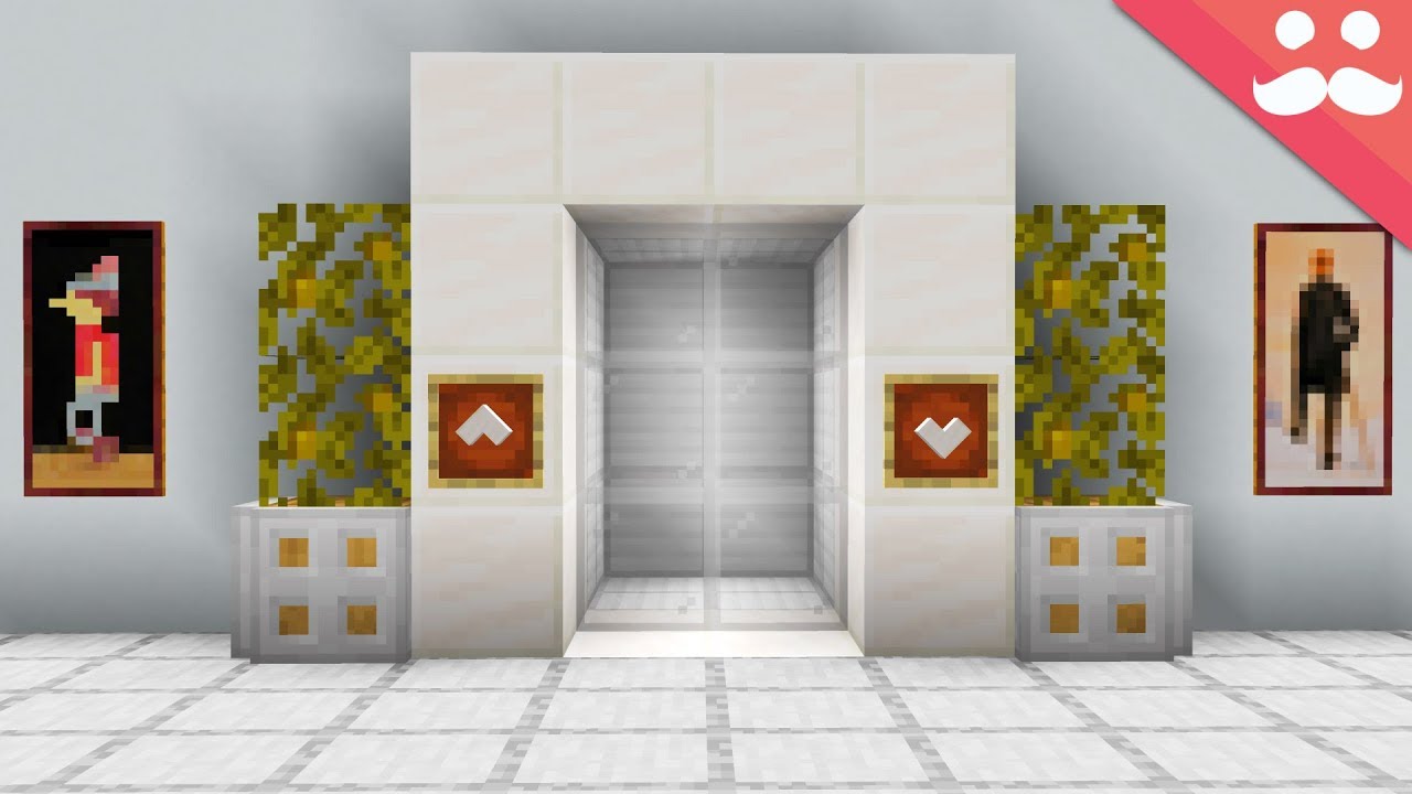 Realistic Piston Elevators with Honey Blocks