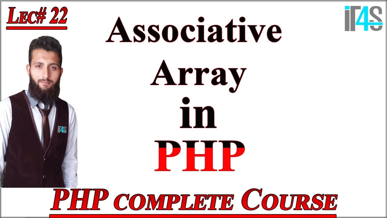 PHP Tutorial in Urdu | Hindi | Associative Array in php