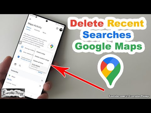 How to Delete Recent Searches on Google Maps - Step-by-Step