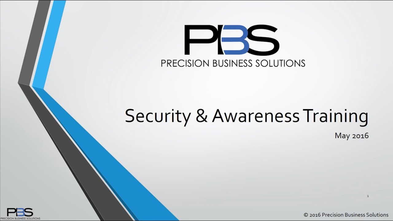 2016 Security Awareness & Training
