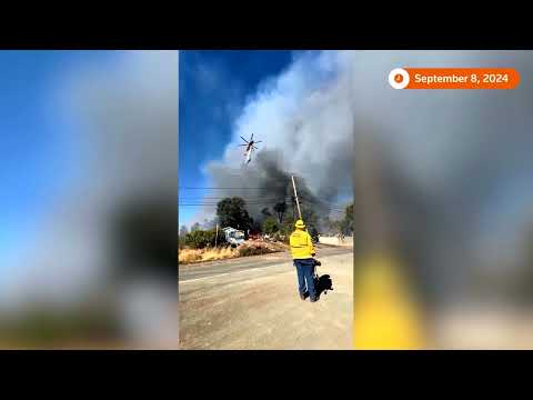 Boyles Fire burns through northern California | REUTERS
