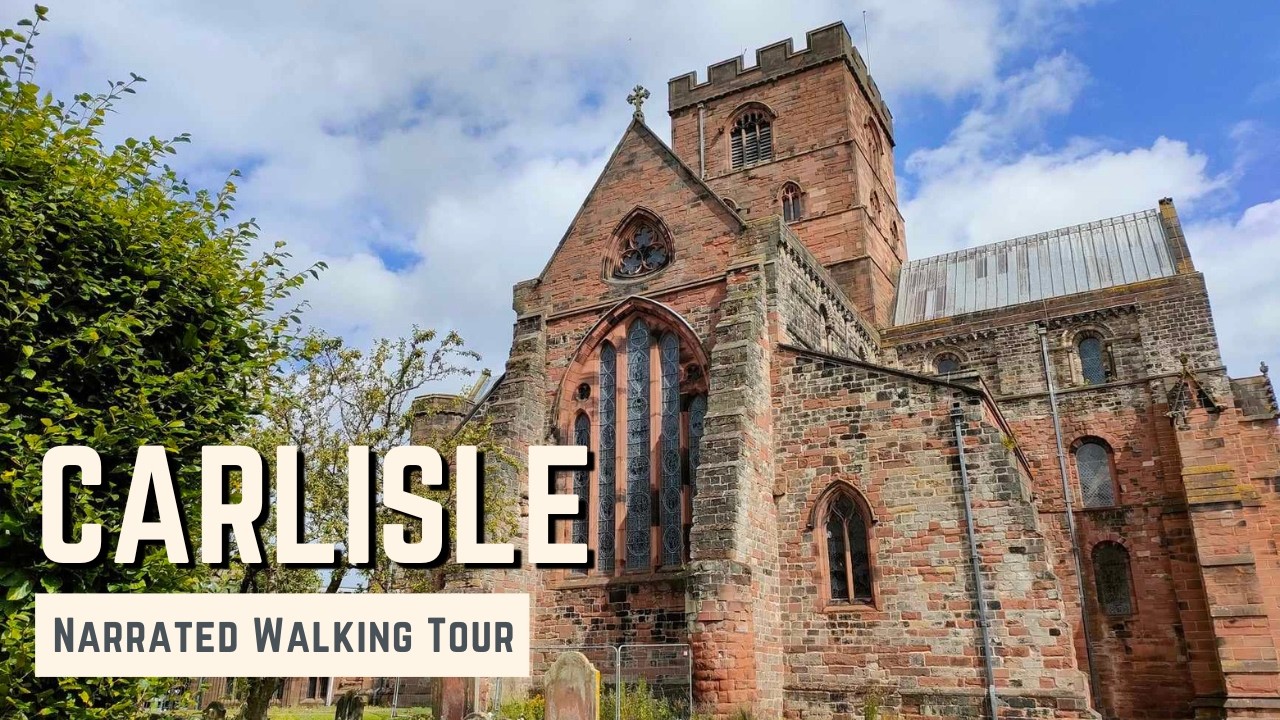 CARLISLE | 4K Narrated Walking Tour | Let's Walk 2024