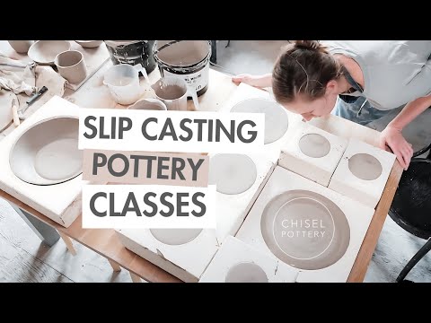 Master Slip Casting: A Look Into Crafting a Ceramic Set With Chisel Pottery Studio