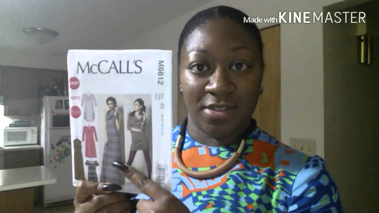 McCall's Pattern 6612: Easy Cowl-Neck Maxi Dress