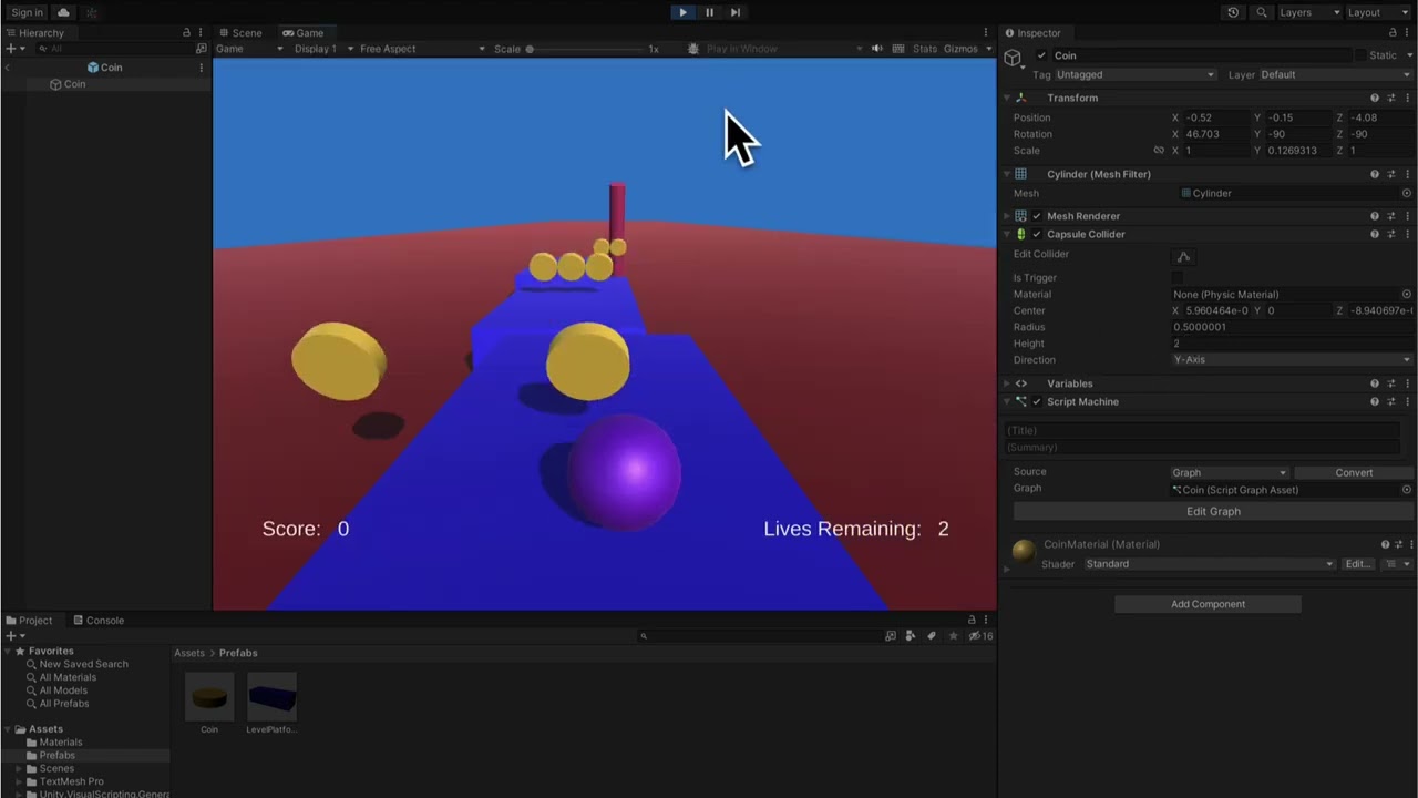 Rotate Object with C# Script in Unity