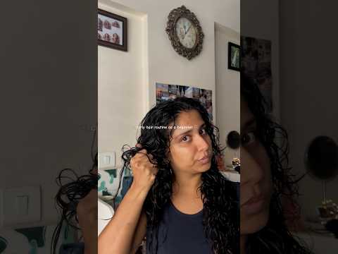 curly hair routine 🫧 #shorts #curlyhair #ashortaday #explore #ytshorts #fyp #youtube