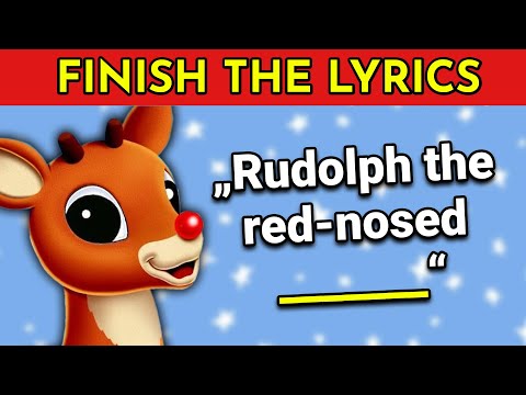 FINISH THE LYRICS - Best Christmas Songs of All Times ๐ฆโ๏ธ | Music Quiz