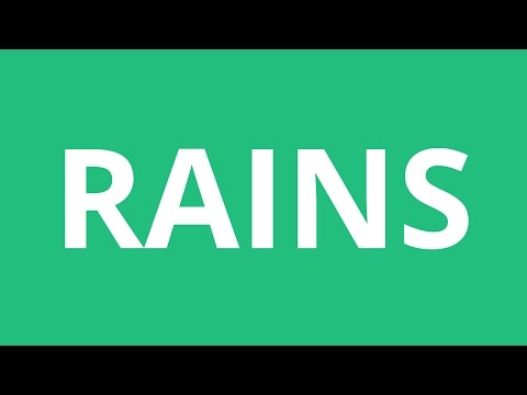How To Pronounce Rains - Pronunciation Academy