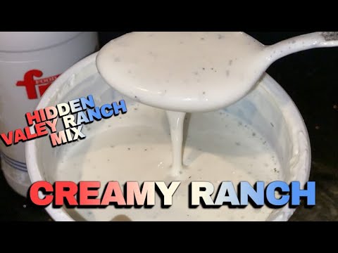 Creamy Ranch Hidden Valley Ranch mix