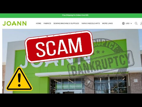 JOANN Store CLOSING Sale SCAM! Fake Bankruptcy Clearance SALE!