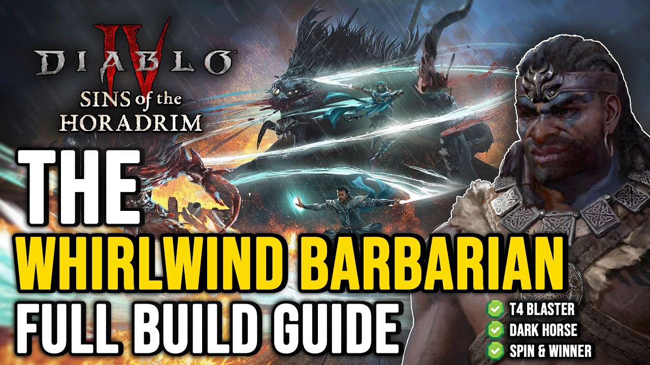 Whirlwind Barbarian Guide Endgame Diablo 4 Build - D4 Maxroll.gg