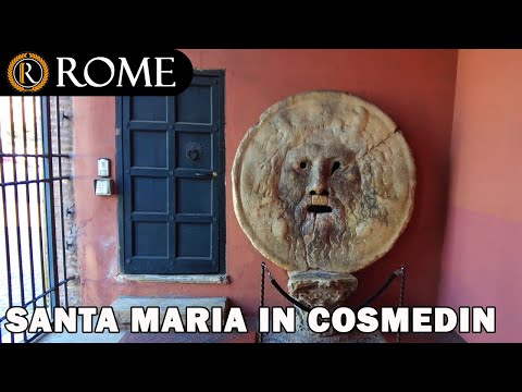 Rome guided tour ➧ Mouth of Truth - St. Maria in Cosmedin [4K Ultra HD]